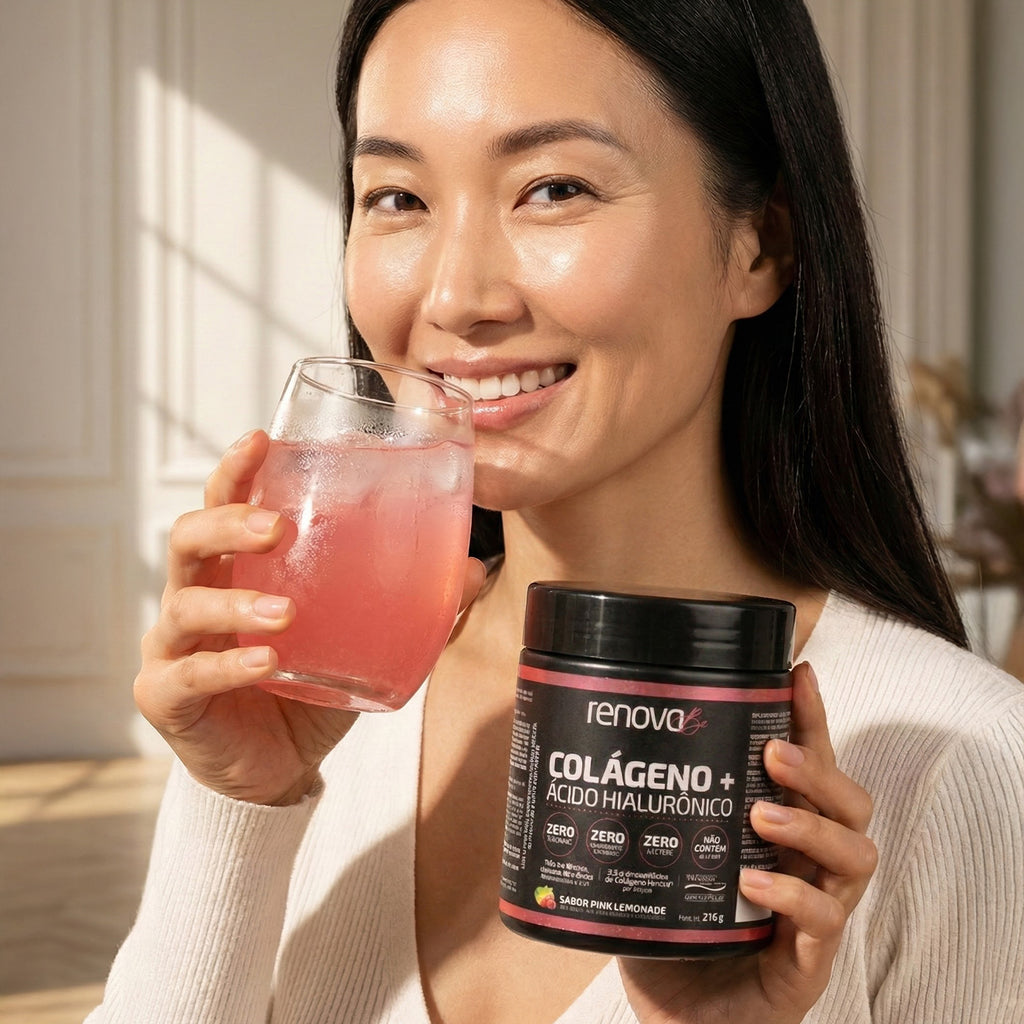 Colágeno Verisol® + Ácido Hialurônico - Pink Lemonade – Renova Be