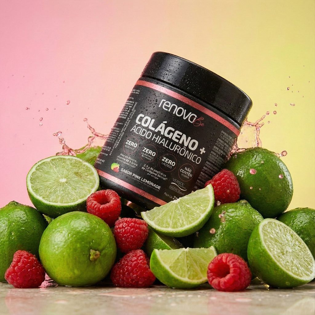 Colágeno Verisol® + Ácido Hialurônico - Pink Lemonade – Renova Be